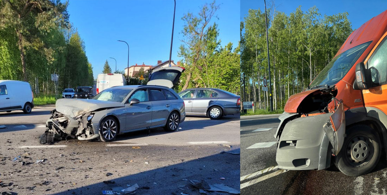 Auta rozbite, dwie osoby w szpitalu! - tyna.info.pl