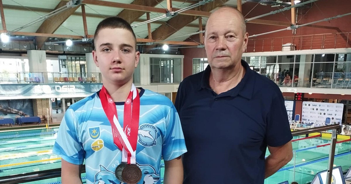 Albert Borkowski z dwoma medalami Mistrzostw Polski 14-latków w ...